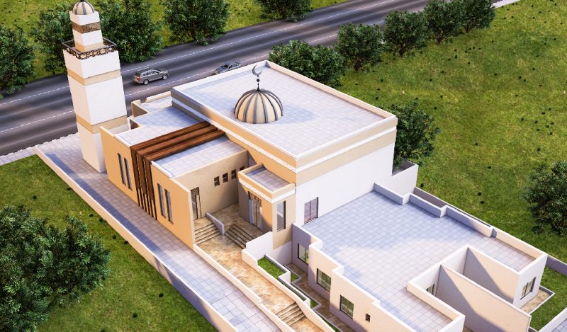 Sahab Mosque - Map