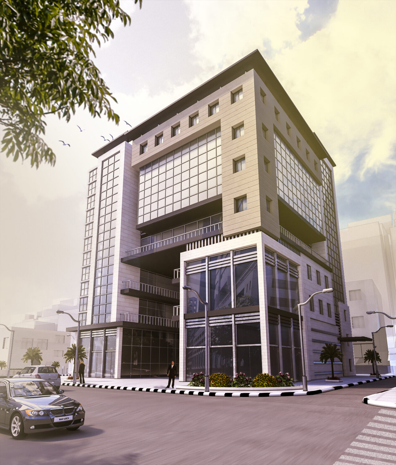 Rafedia Commercial Building - Map